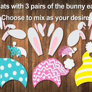 Easter Bunny Gnome Builder SVG Clipart Set Layered Design Elements ...