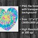 8 Tie Dye Hearts Sublimation PNG Clipart Set 3 Heart Shape - Etsy