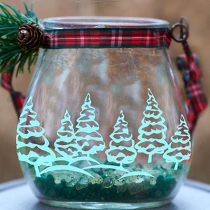 Christmas SVG Pine Tree Clipart Design V.3 Decorative Elements Digital ...