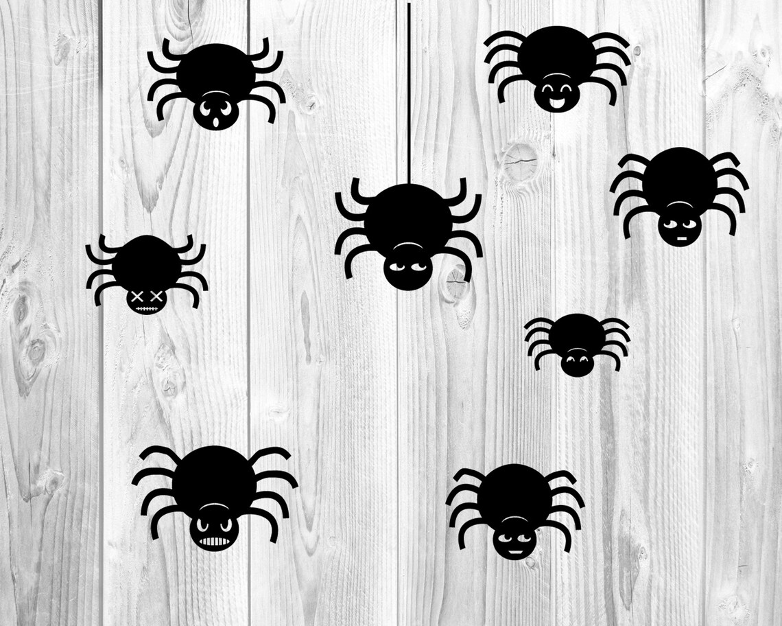 Halloween Spider SVG Instant Digital Download for Creative - Etsy