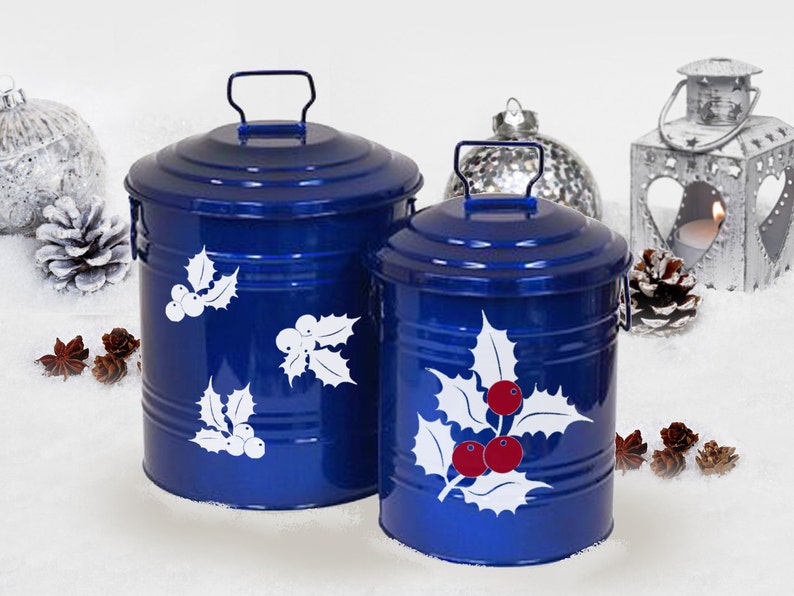 Christmas SVG Holly Leaves Branch Clipart Design Elements - Etsy