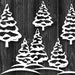 Christmas SVG Pine Tree Clipart Design V.3 Decorative Elements Digital ...
