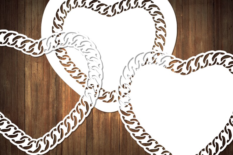 9 Designs Hollow Curb Chain Necklace Style Heart Shape Border Frames ...