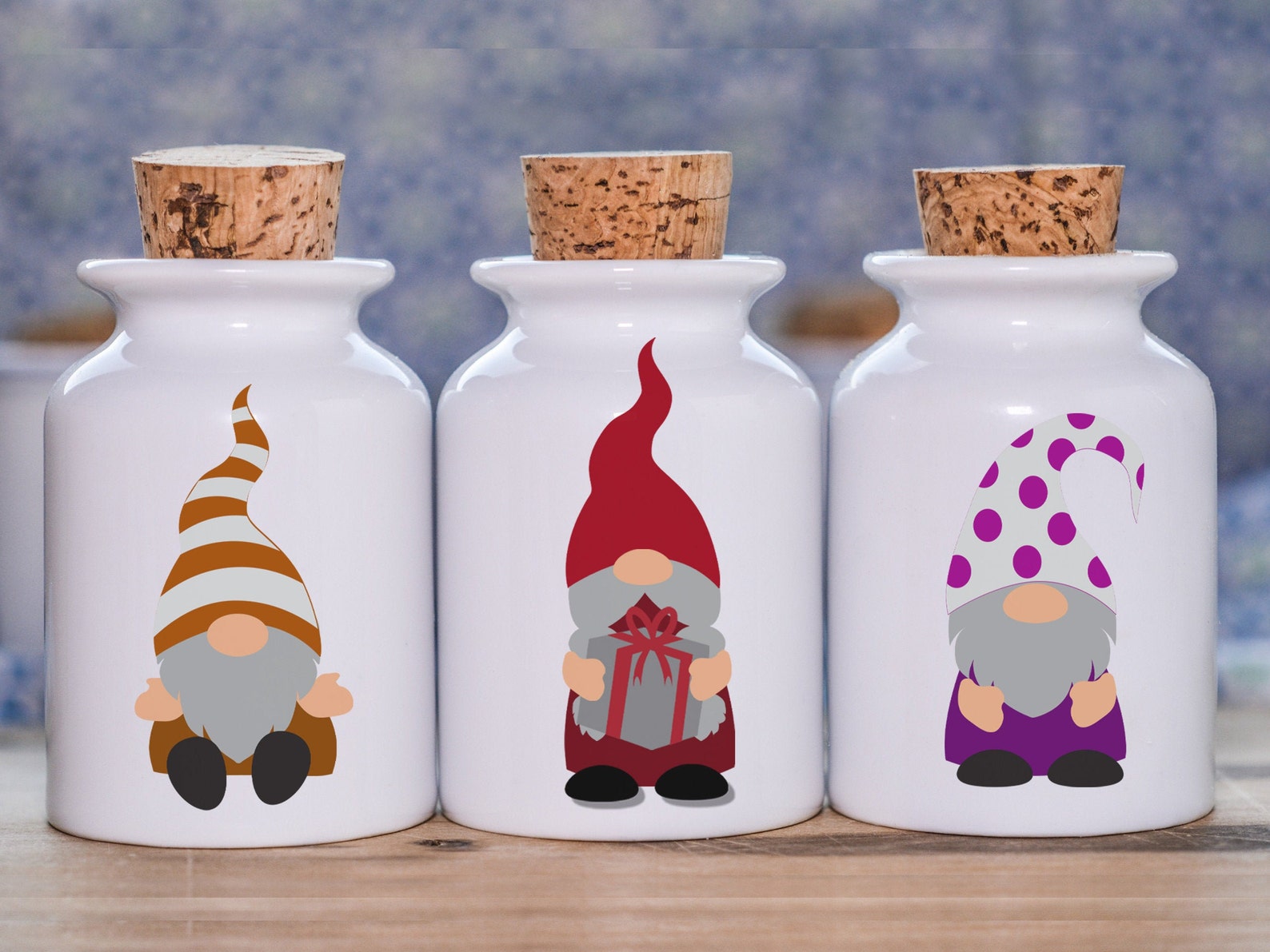 DIY Gnome SVG Clipart Layered Design Elements Instant Digital - Etsy