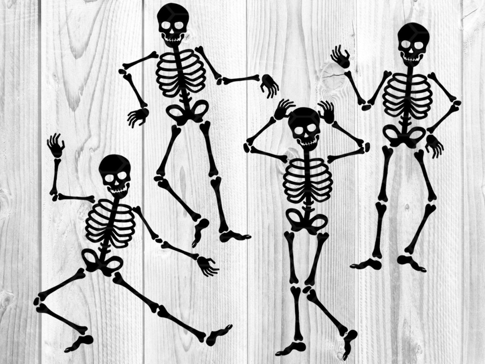 Halloween Skeleton SVG Instant Digital Download Creative DIY Vinyl Cut ...