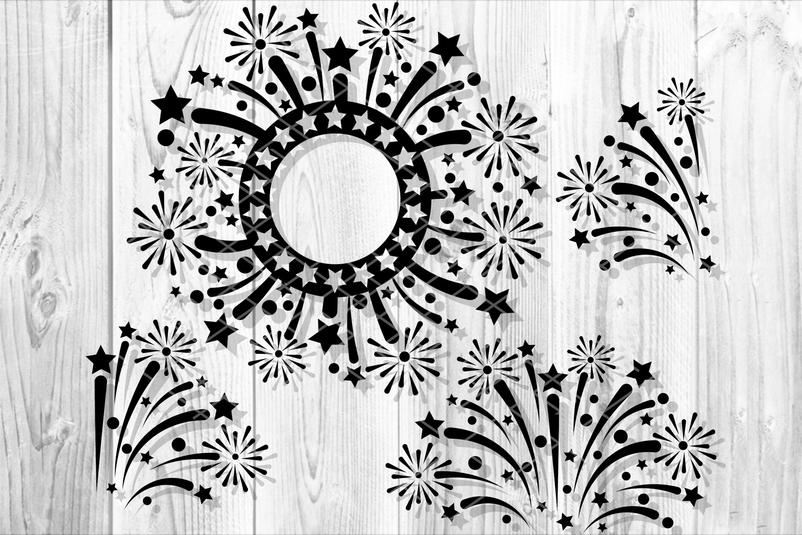 30 Designs Fireworks & Stars Independence Day Patriotic SVG - Etsy