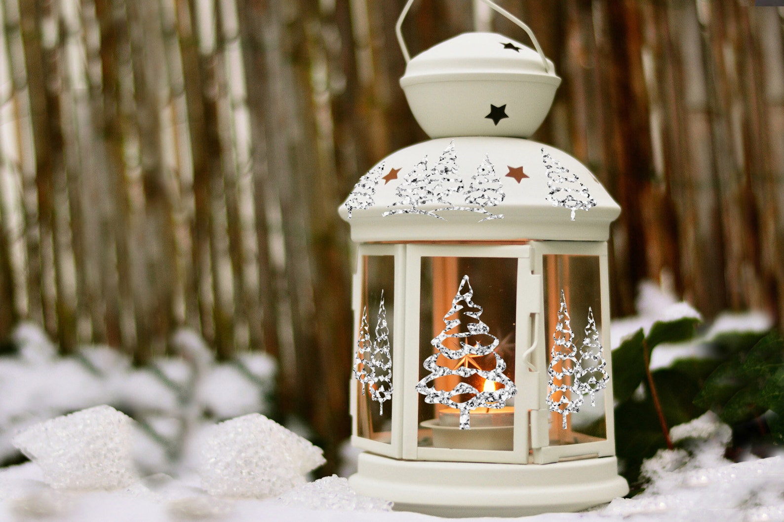 Christmas SVG Pine Tree Clipart Design V.3 Decorative Elements Digital ...