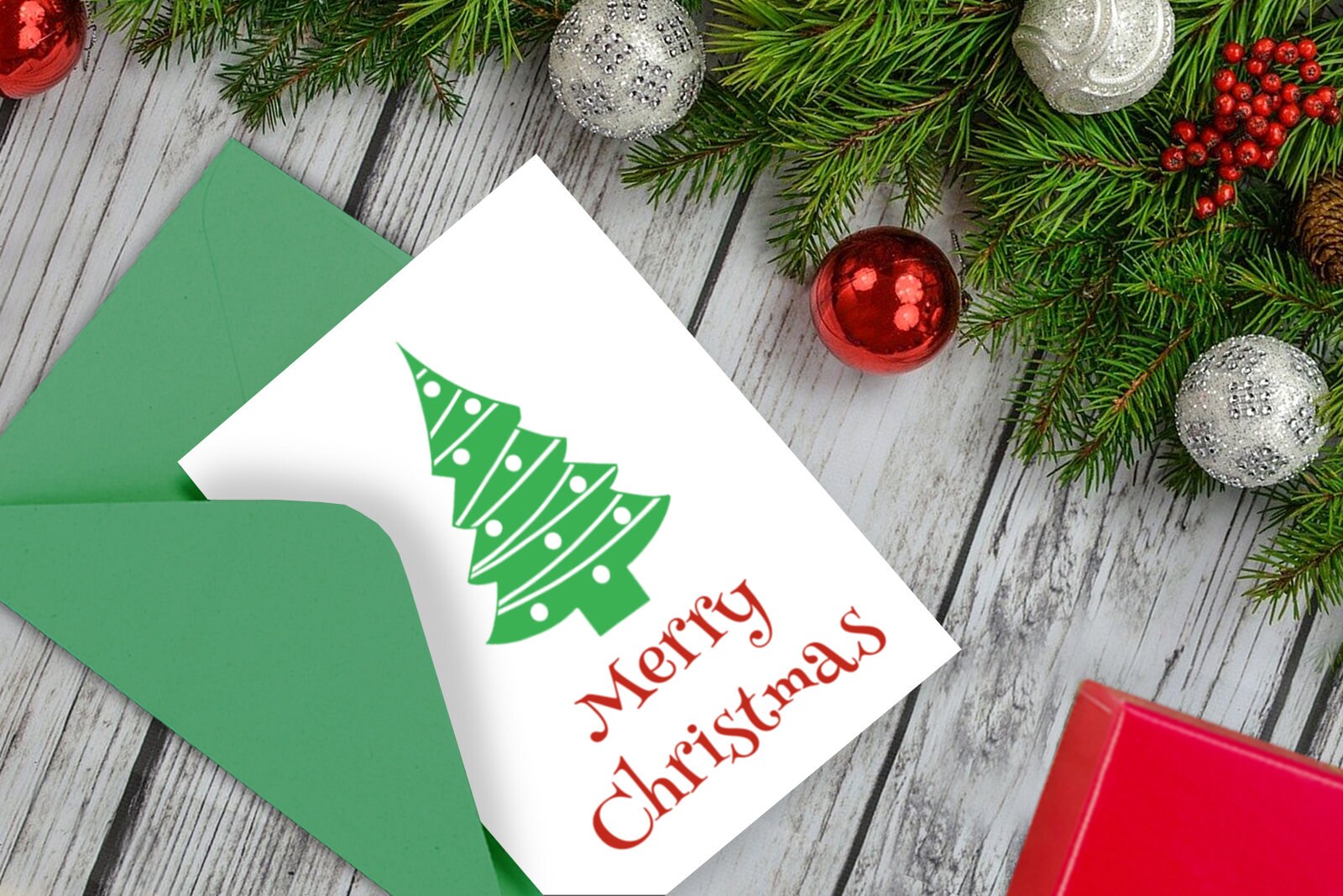 Christmas SVG Pine Tree Clipart 3 Designs Set 1 Decor - Etsy