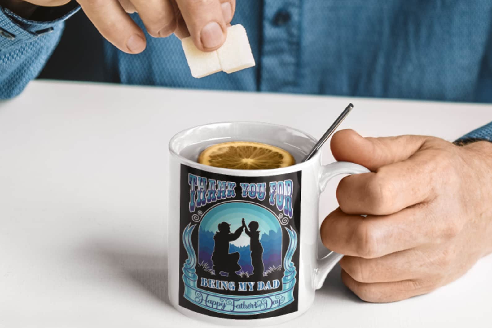 3D Father's Day Gift Multi-layered Design Thank You DAD - Etsy