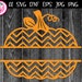 Pumpkins Monogram SVG Chevron | Instant Digital Download for Creative ...