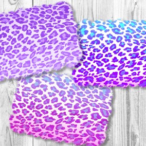 Purple & Green Leopard Sublimation PNG Background Design Decorative ...