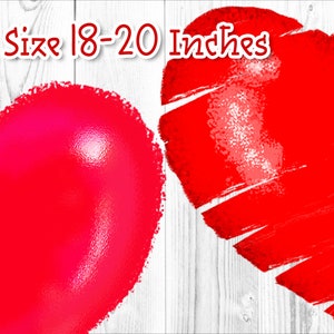 Sublimation PNG Hand Drawn Valentine Red Hearts Clip Art Design ...