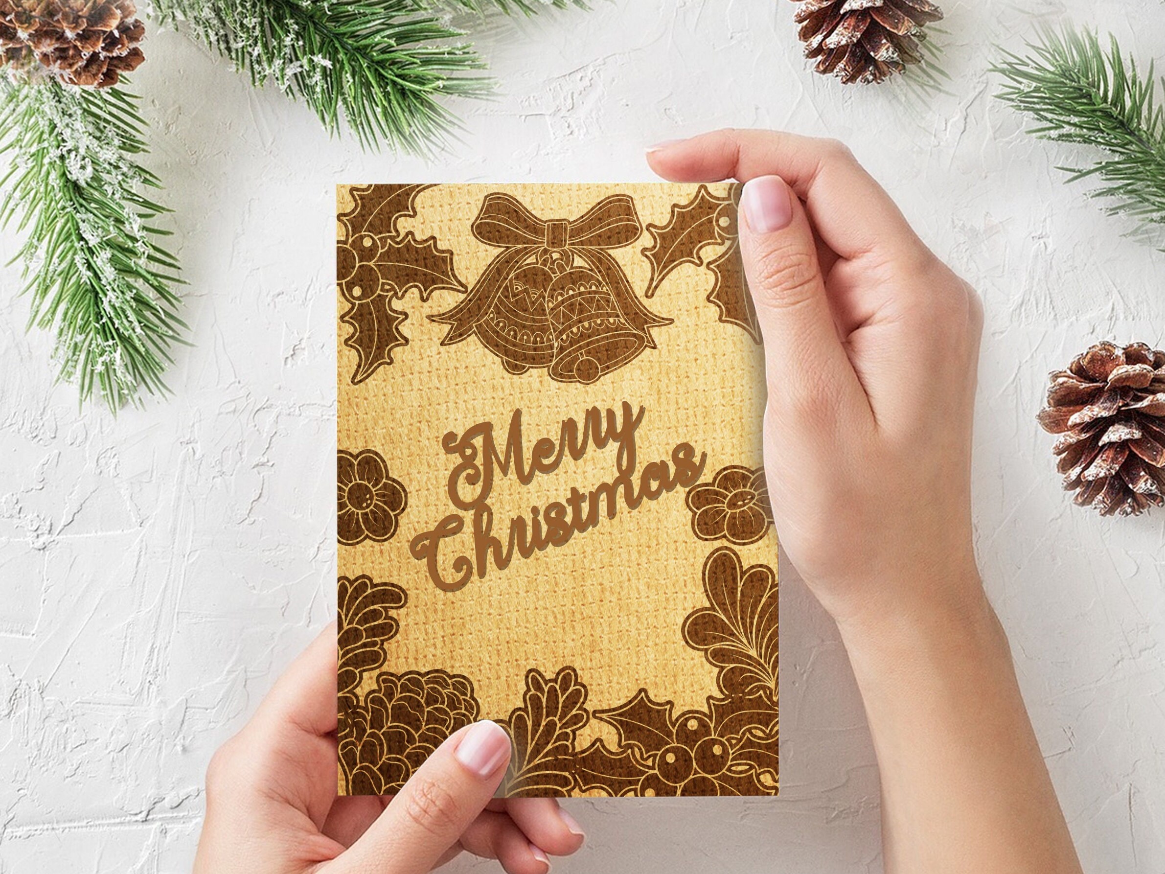 Christmas Elements SVG Silhouette Stencil Design Clipart Set | Etsy