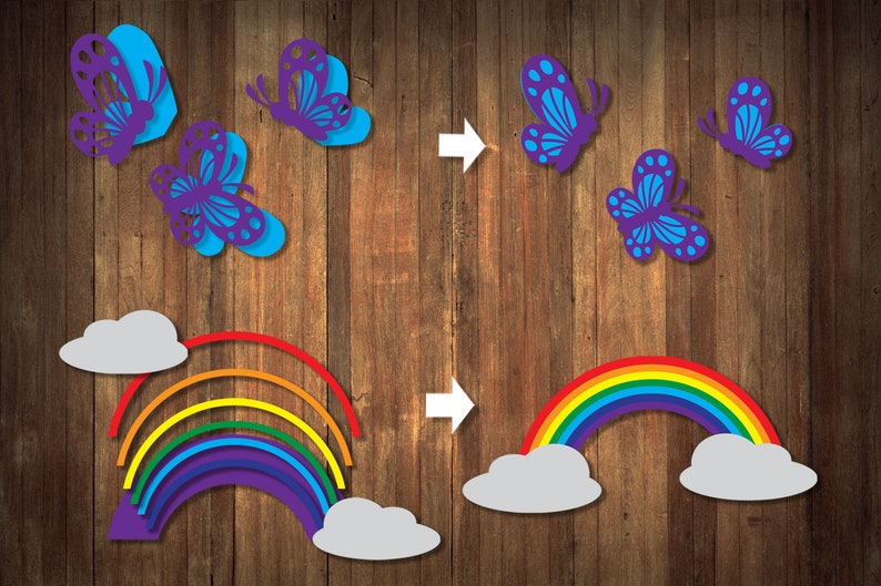 Easter Bunny Gnome Builder SVG Clipart Set Layered Design | Etsy