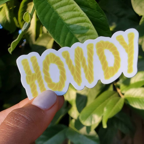 Howdy Frog Cowboy 2 Vinyl Sticker - Etsy