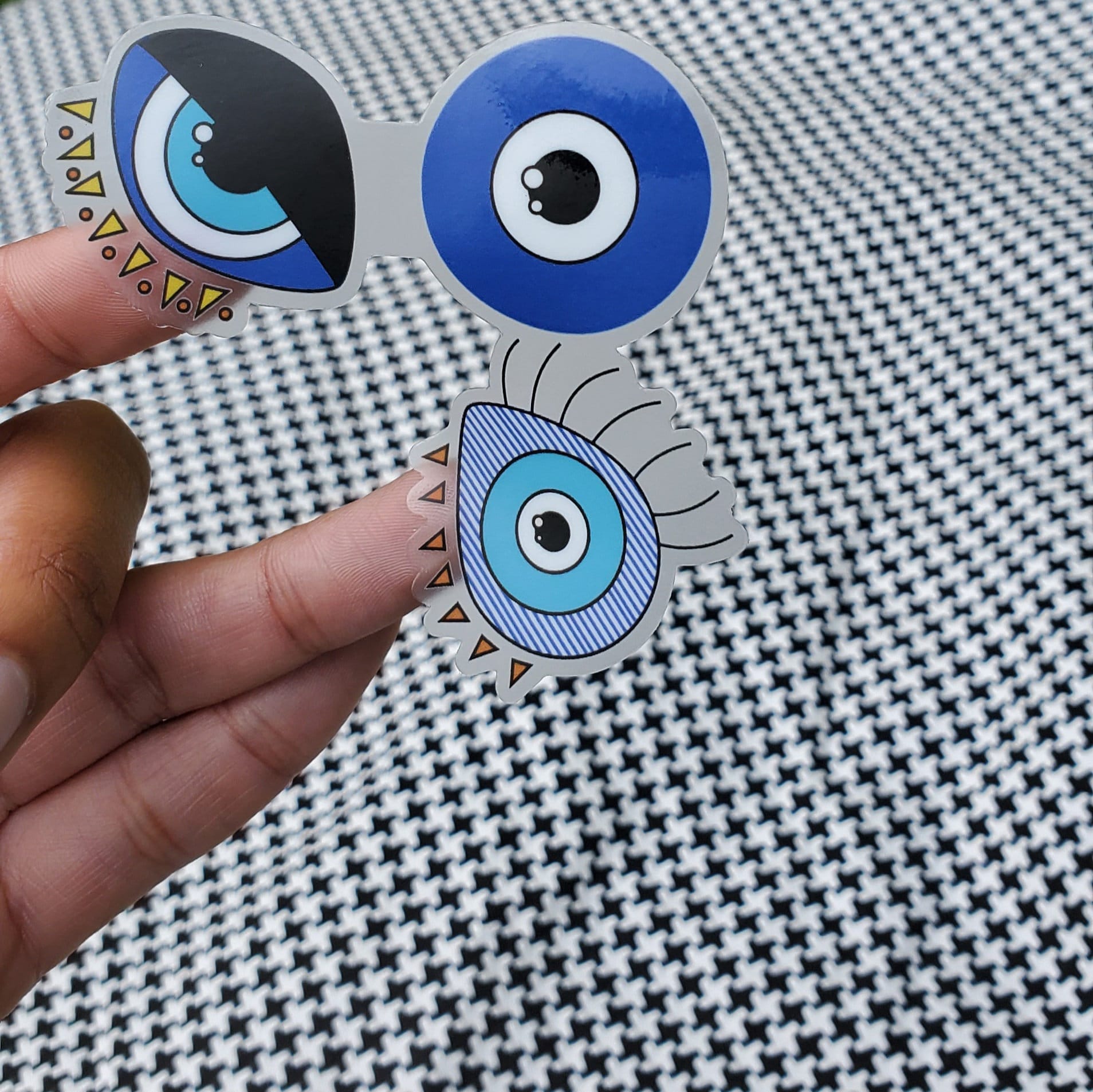 Evil Eyes Sticker - Etsy
