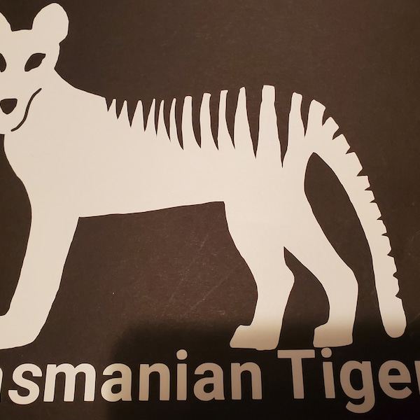 Tasmanian Tiger Sticker - Etsy