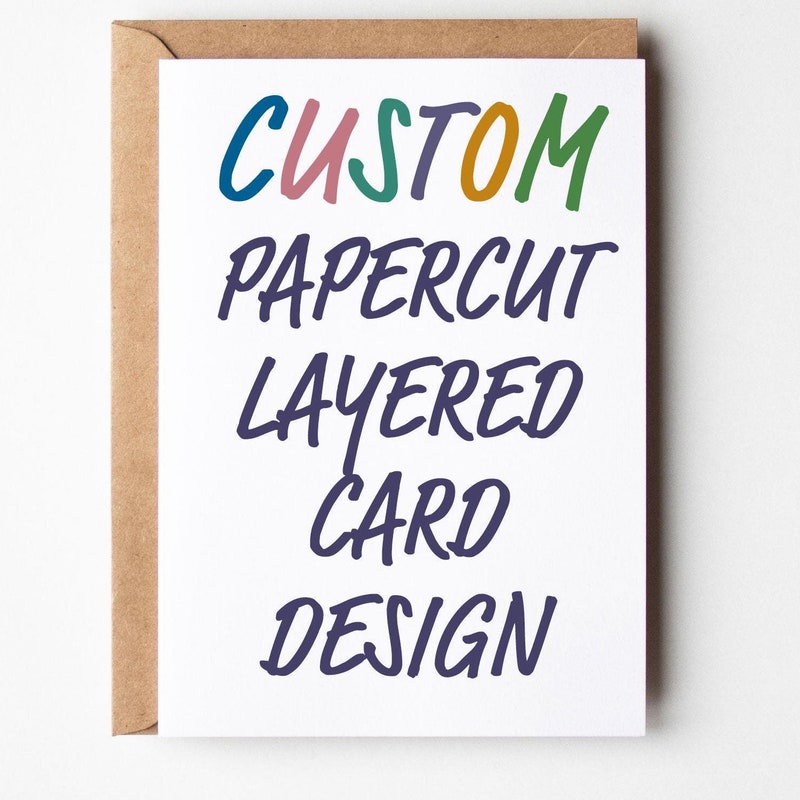 Papercut Cards - Etsy