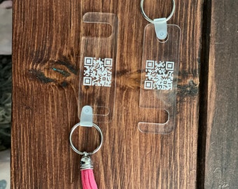 Qr Code Key Chain - Etsy