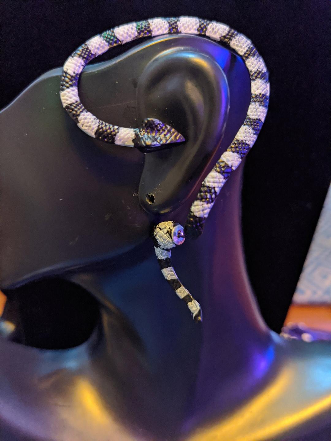 Snake Ear Cuff, Sandworm, Beetlejuice Earring, Snake Jewelry, Serpent ...