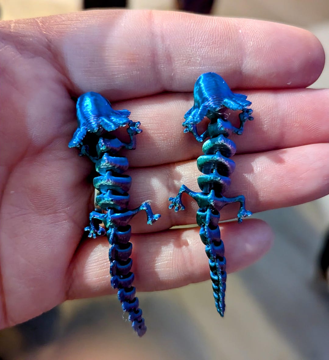 Axolotl Earrings, Clip on or Pierced Ear, Amphibian, Animal Earrings ...