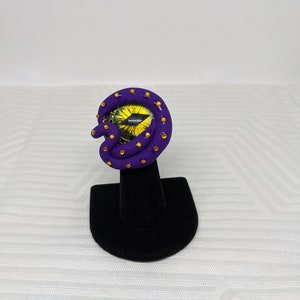 Octopus Ring, Evil Eye Ring, Cephalopod, Squid Jewelry, Kraken Rimg ...