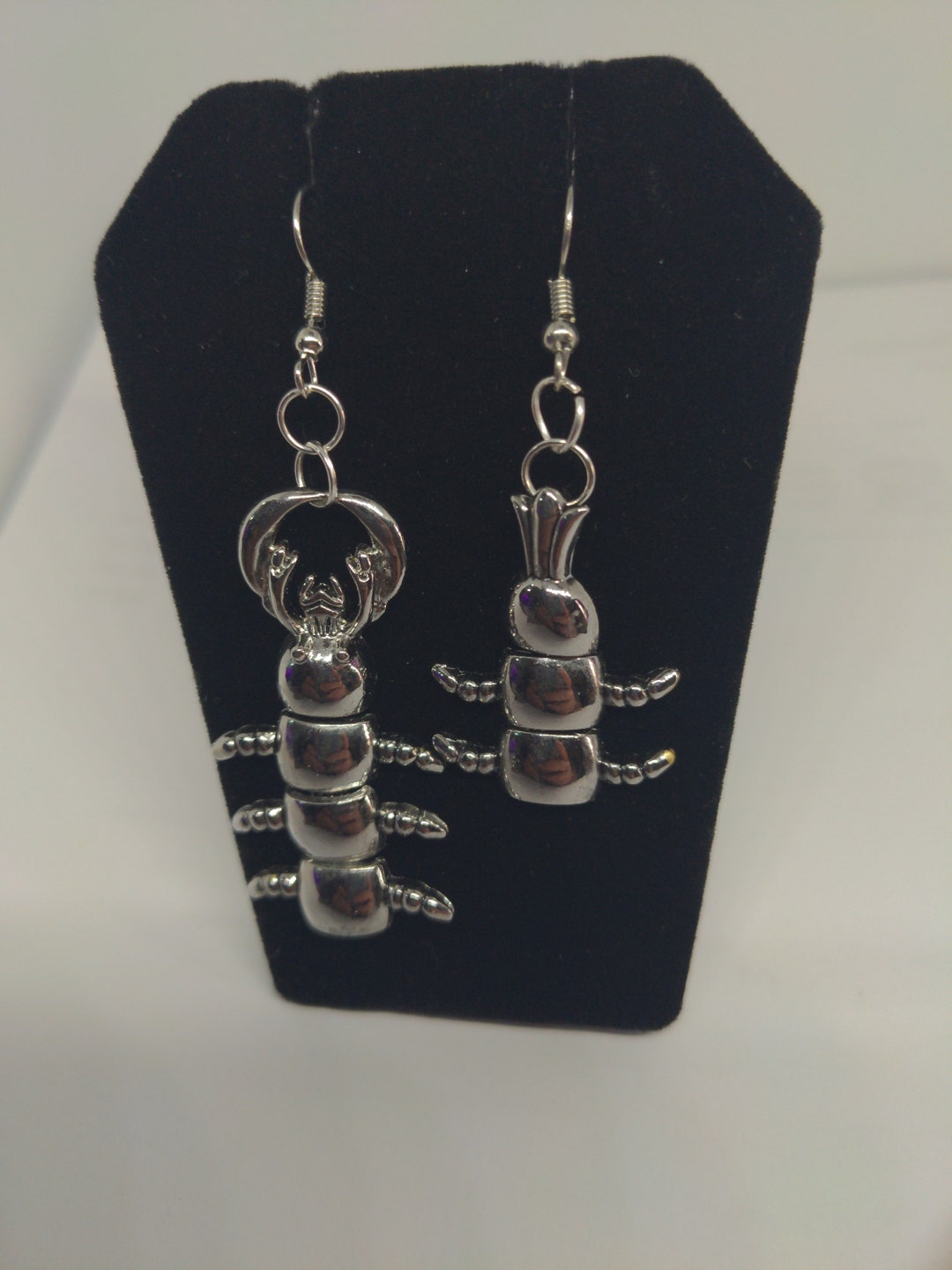 Centipede Earrings, Centipede, Insect Earrings, Insect Jewelry, Bug ...