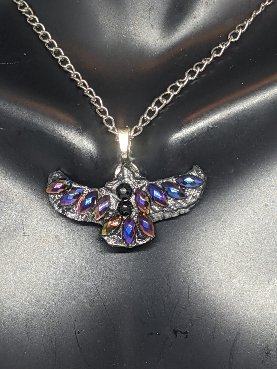 Raven Pendant, Raven Charm, Raven Jewelry, Raven, Crow Pendant, Crow ...