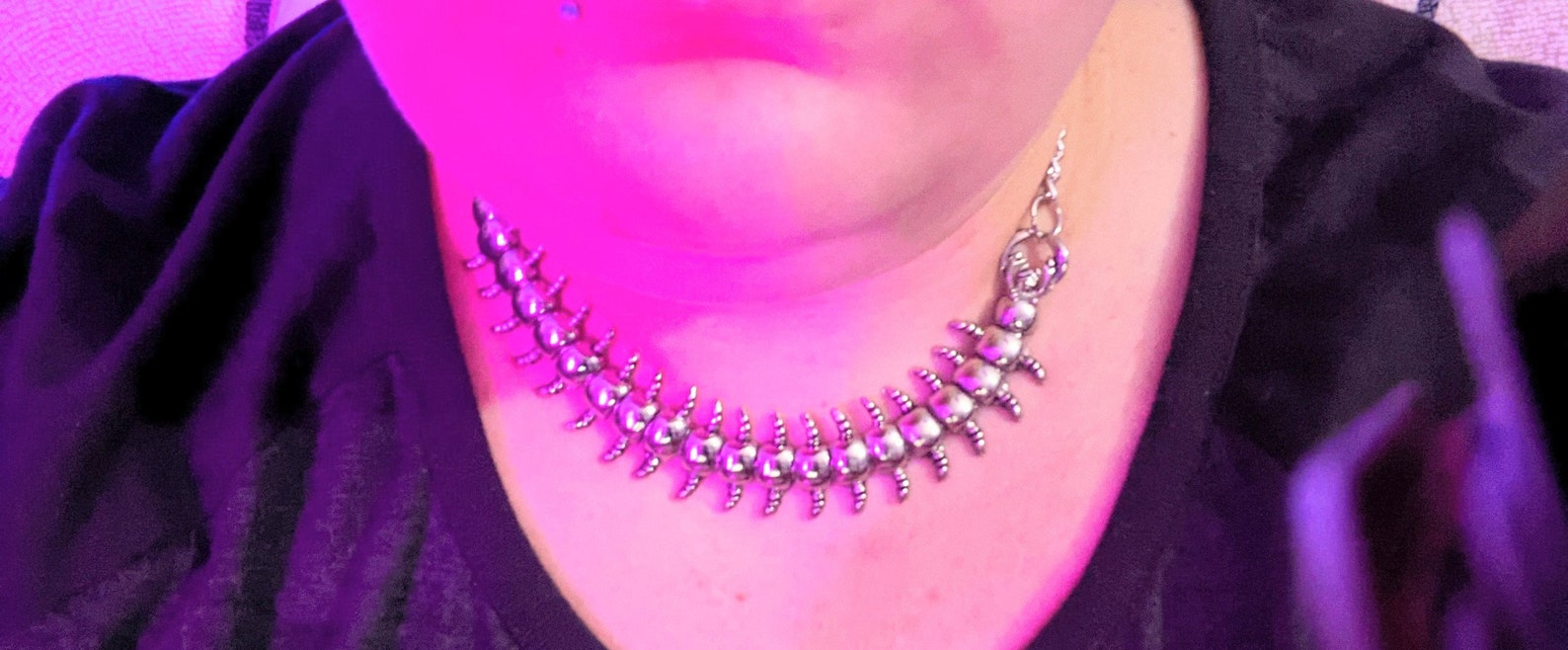 Centipede Necklace Odditycreepy Necklace Gothic Jewelry - Etsy