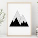1000 Unit Geometric Mountain Progress Chart - Etsy