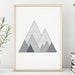 1000 Unit Geometric Mountain Progress Chart - Etsy