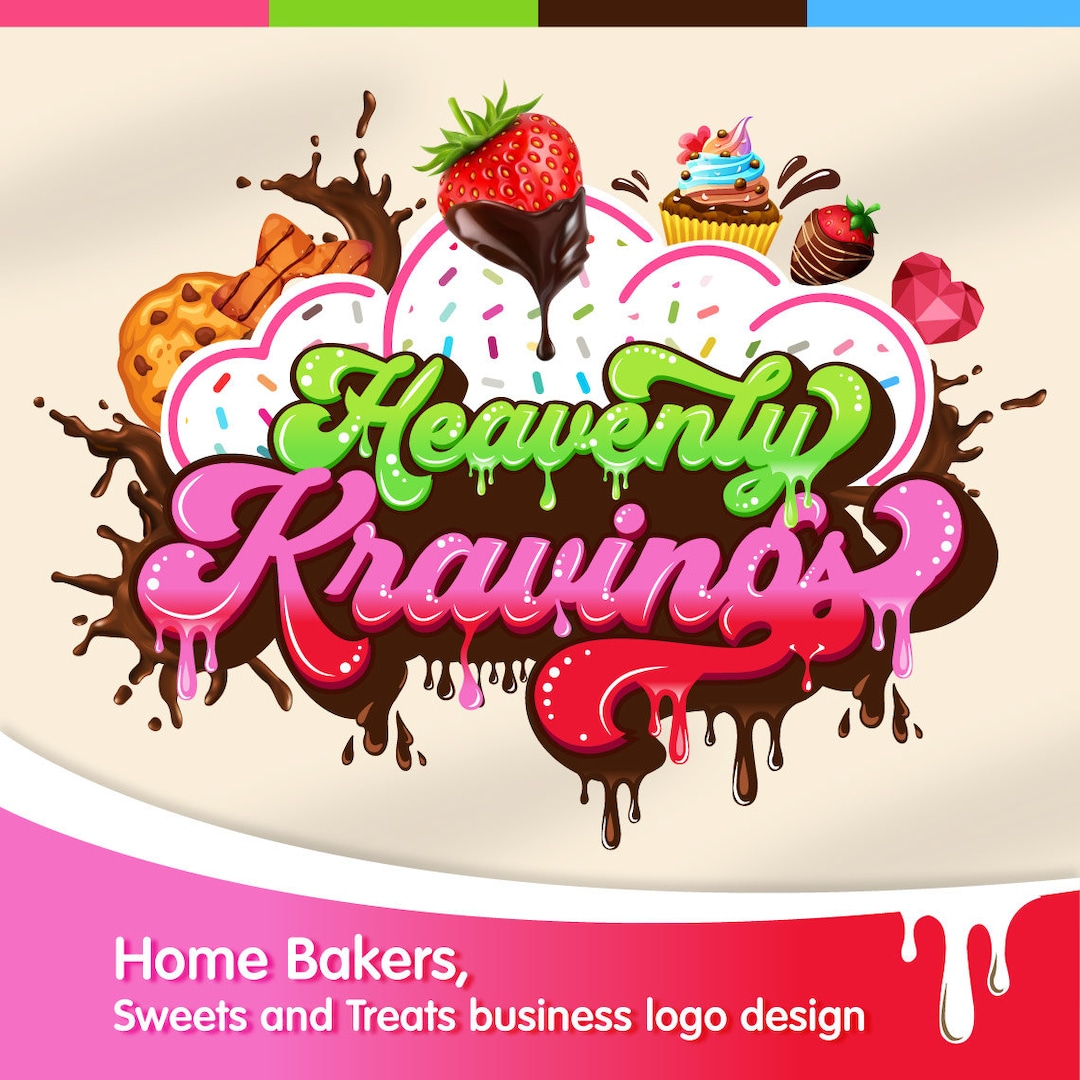 Sweets and Treats Business Logo, Farmhouse Baker Logo, Home Bakers Logo ...