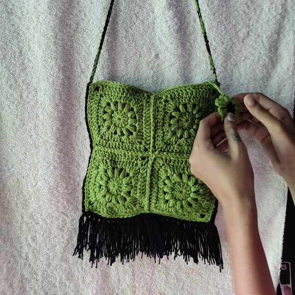 Granny Square Sling Bag - Etsy