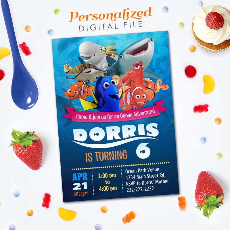 Dory Invitation - Etsy