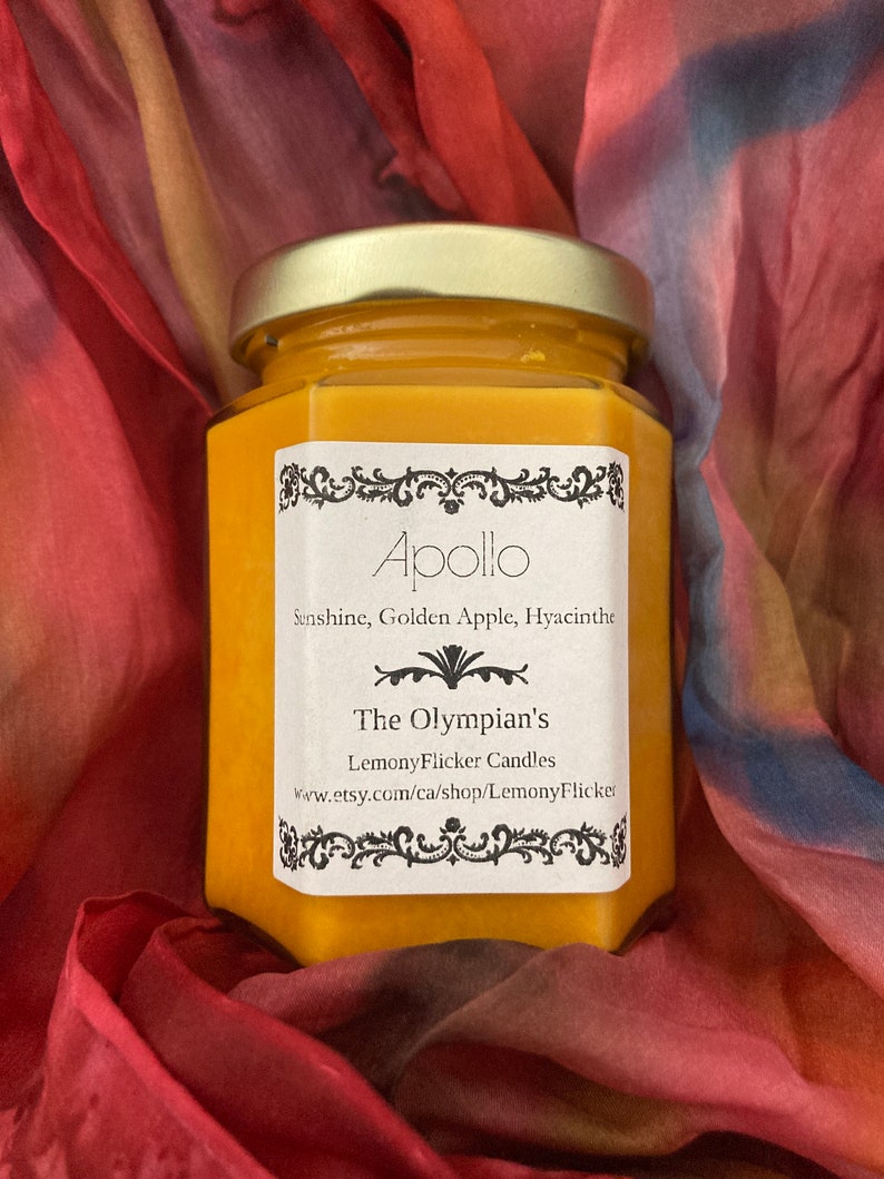 Apollo Scented Soy Ancient Greece Olympian Gods Ambience Candle With ...