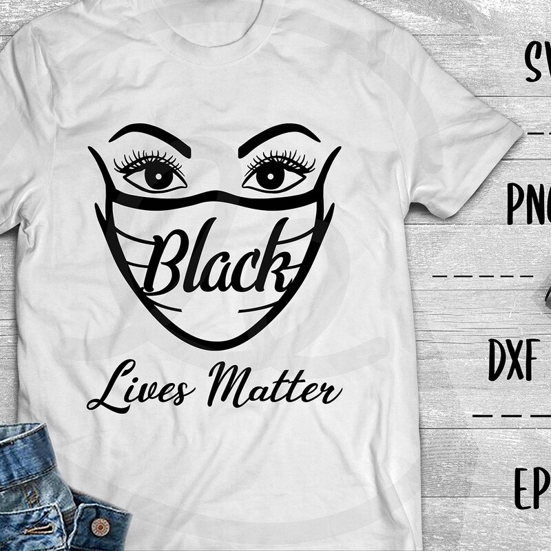 Black Lives Matter Mask - Etsy