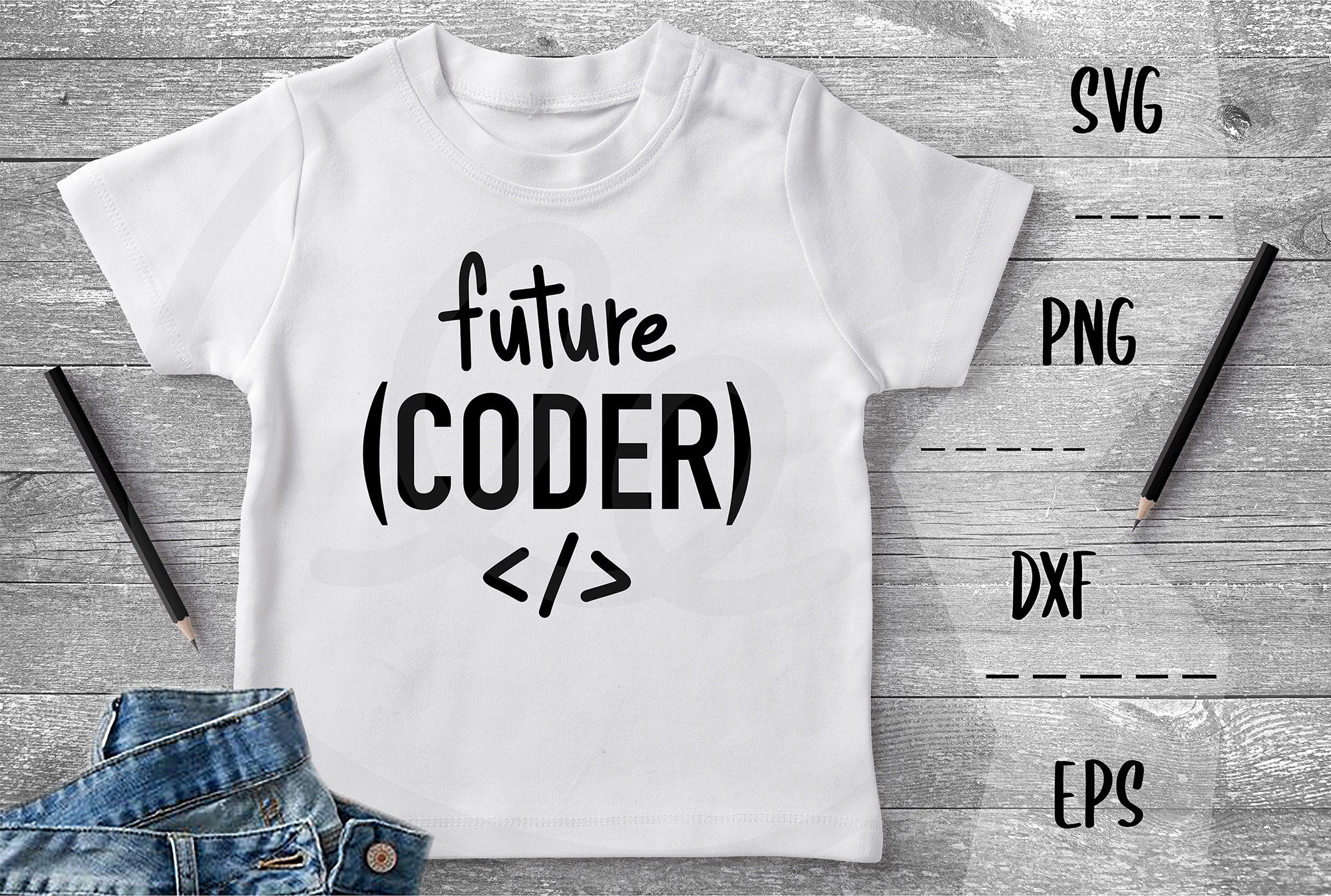 Future Coder SVG, Computer Nerd, Computer Kid, Tech - PNG Eps DXF, Cricut, Silhouette, Heat ...