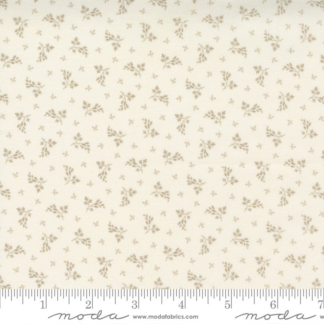 Cranberries Cream Cream Floral Fabric by 3 Sisters for Moda Fabrics ...