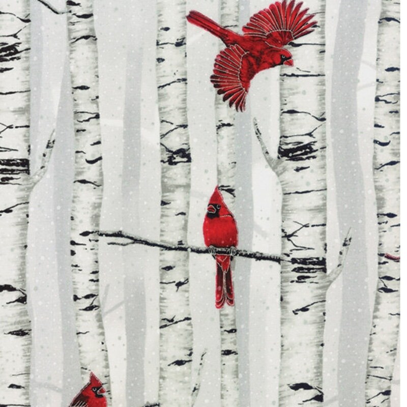 Cardinal Fabric - Etsy