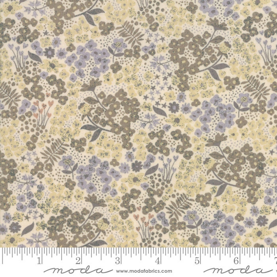 Stiletto Natural Floral Fabric by Basic Grey for Moda Fabrics 30611 17 ...