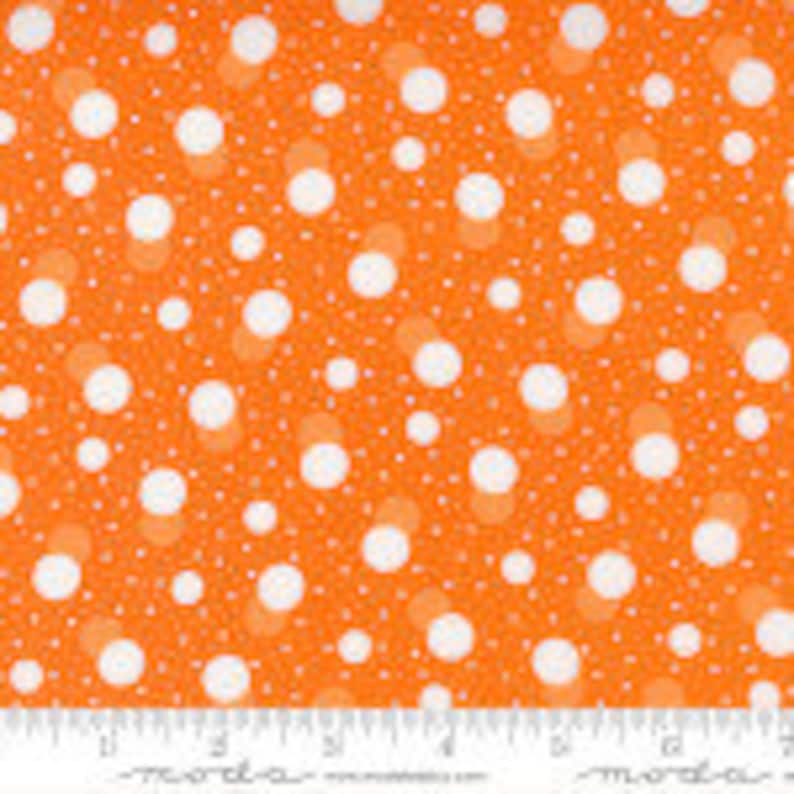 Too Cute to Spook Orange Pumpkin Fabric by Me and My Sister Designs for ...