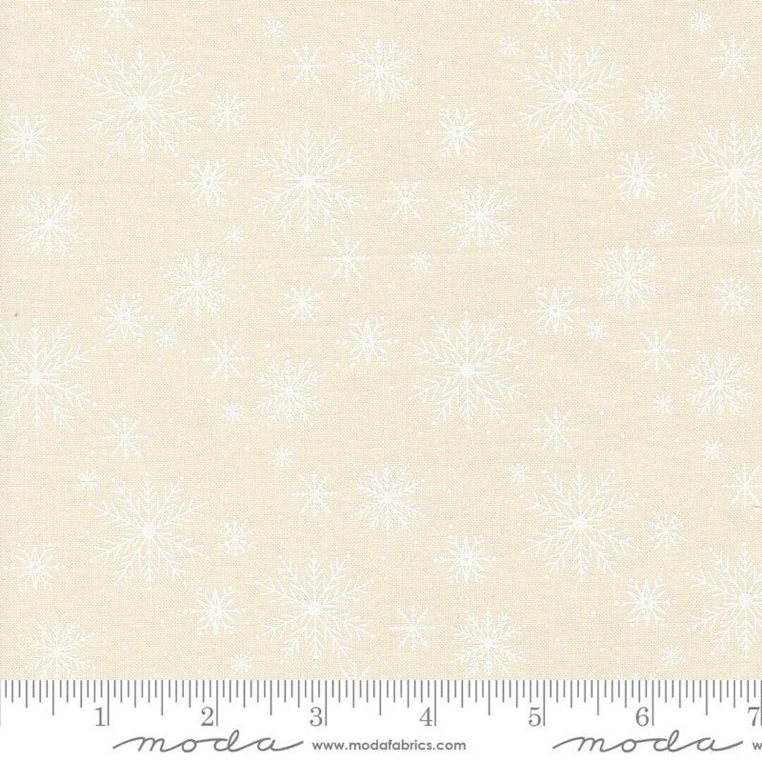 Once Upon a Christmas Snowy White Fabric by Sweetfire for Moda Fabrics ...