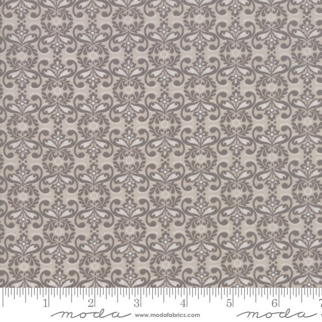 Stiletto Medium Grey Fabric by Basic Gray for Moda Fabrics 30615 15 ...