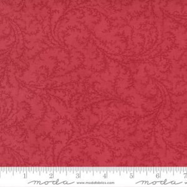 Red and Cream Toile Fabric - Etsy