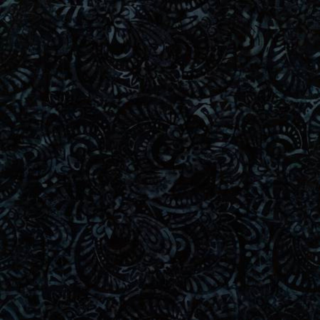 Abyss Blue Bali Batik Fabric by Timeless Treasures Fabrics 248482 ...