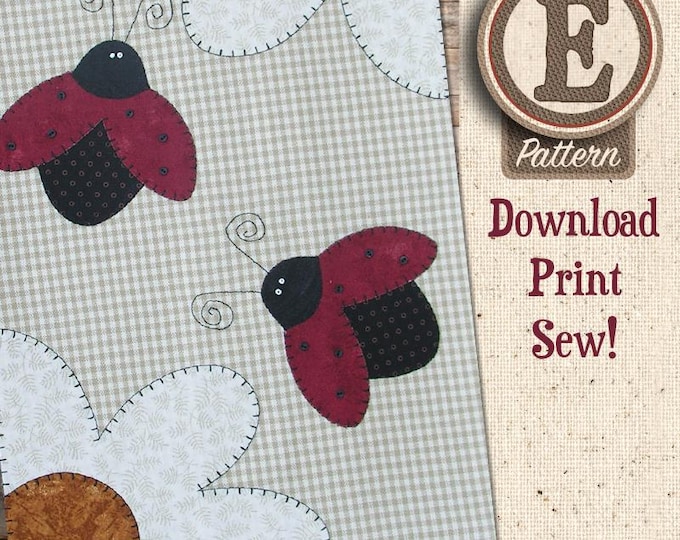 Patternlet Ladybugs Pattern TWBP13 #7 - Etsy