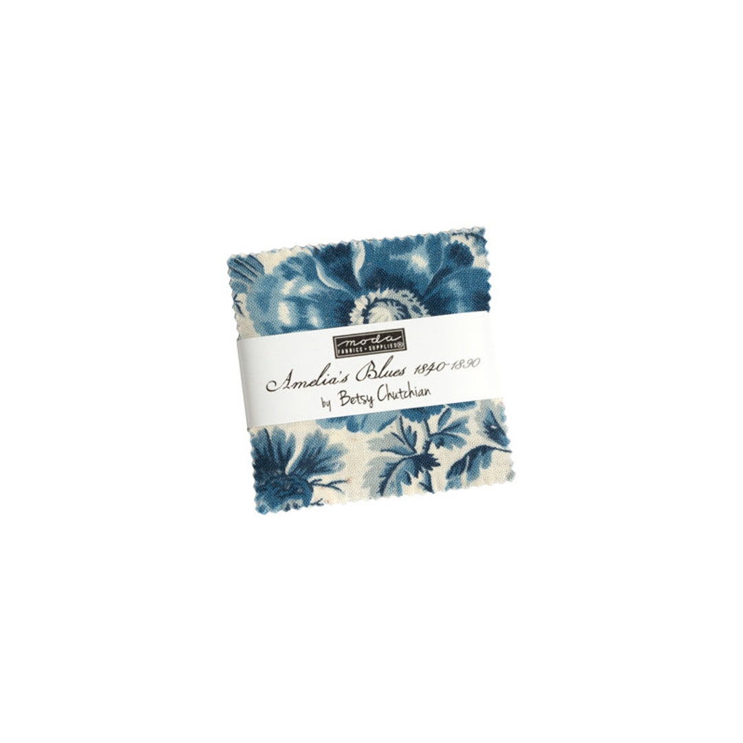 Amelia's Blues 1840-1890 Mini Charm Pack 42 2 1/2 Inch - Etsy
