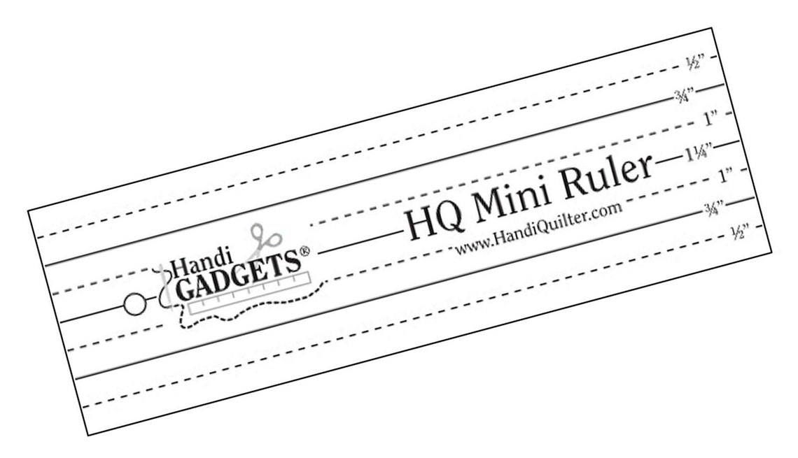 HQ Mini Ruler 2 X 6 A Tool for Longarm Quilting - Etsy