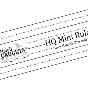 HQ Mini Ruler 2 X 6 A Tool for Longarm Quilting - Etsy