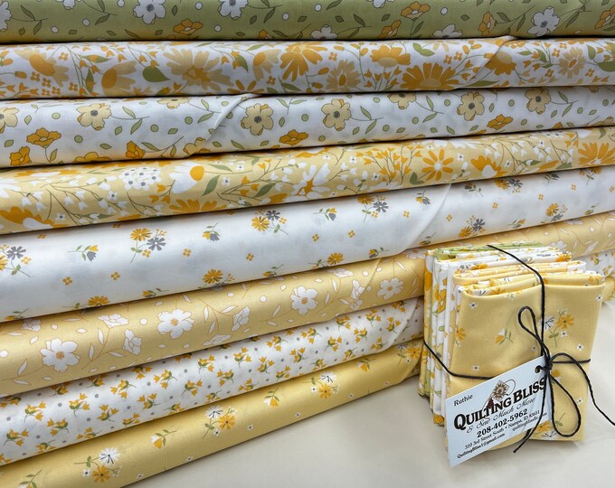 Buttercup Slate Fat Quarter Bundle (8 Piece), by Cory Yoder Designs for ...